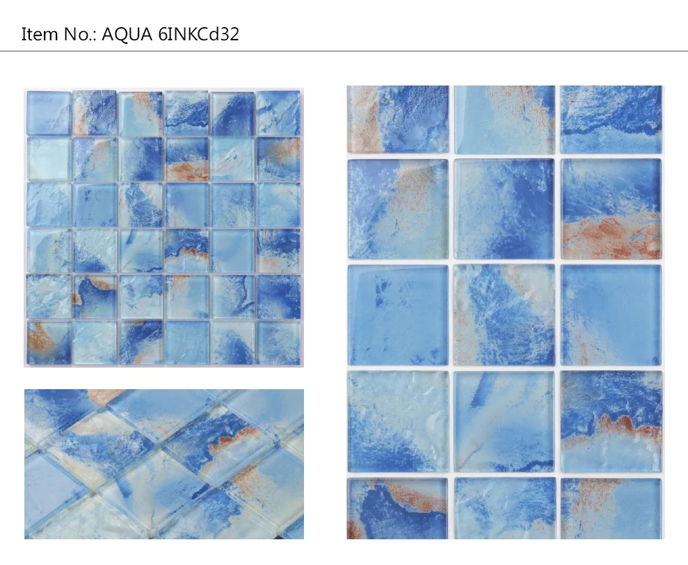 Modern Inkjet Glass Crystal Mosaic Tile Square Parquet Design for ...