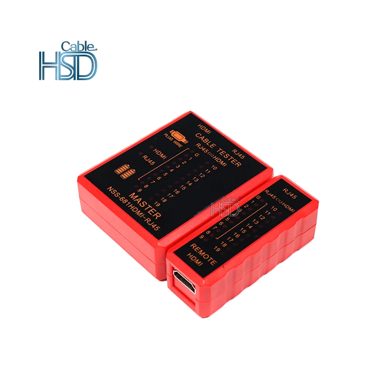 HD Cable Network Cable Tester POE Anti-Burning Detector 681 RJ45 ...