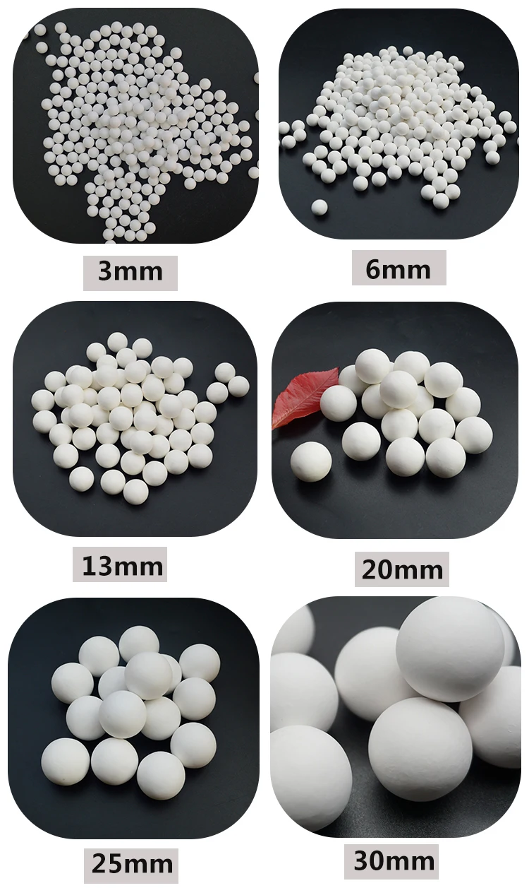 95% Heat Storage Ceramic Refractory Ball High Alumina Corundum ...