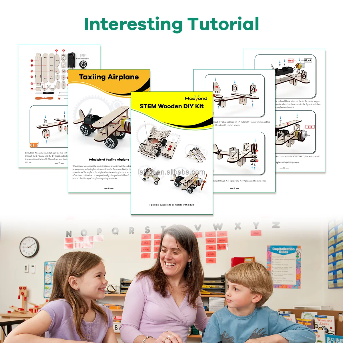 Porject STEM - DIY Wooden Model Toys for Educational Fun