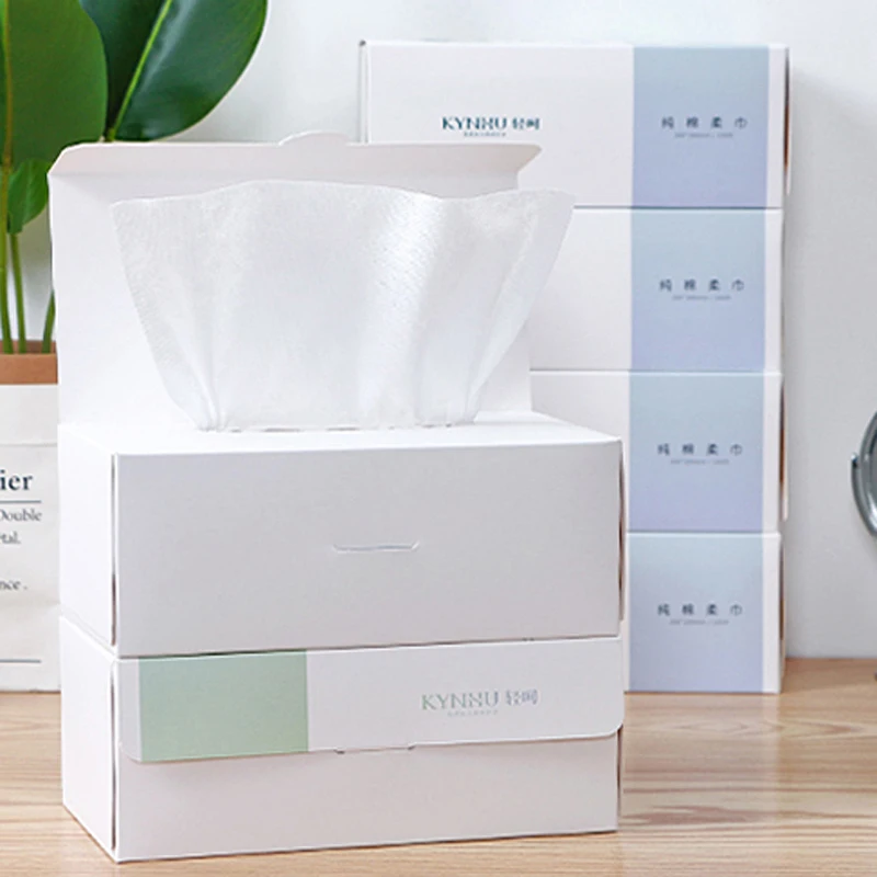 Custom Disposable Cotton Tissue Towel - 100% Pure Cotton