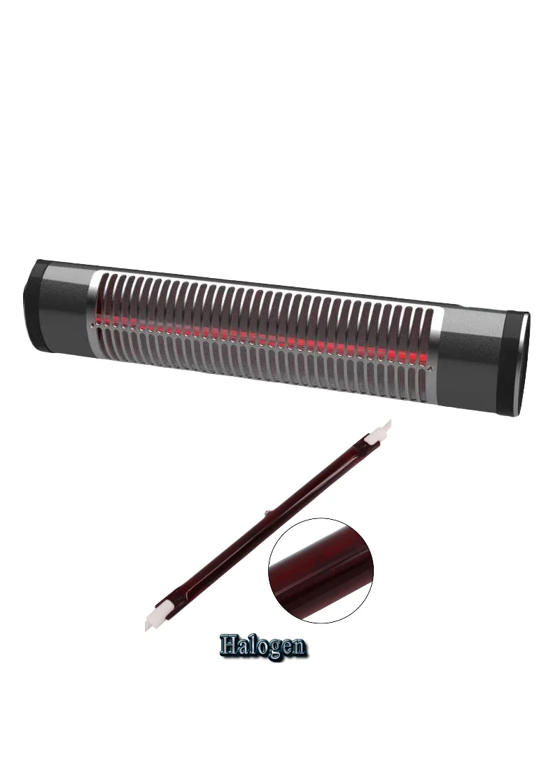1500W Wall Mounted Electric Infrared Heater Remote Controlled with ...