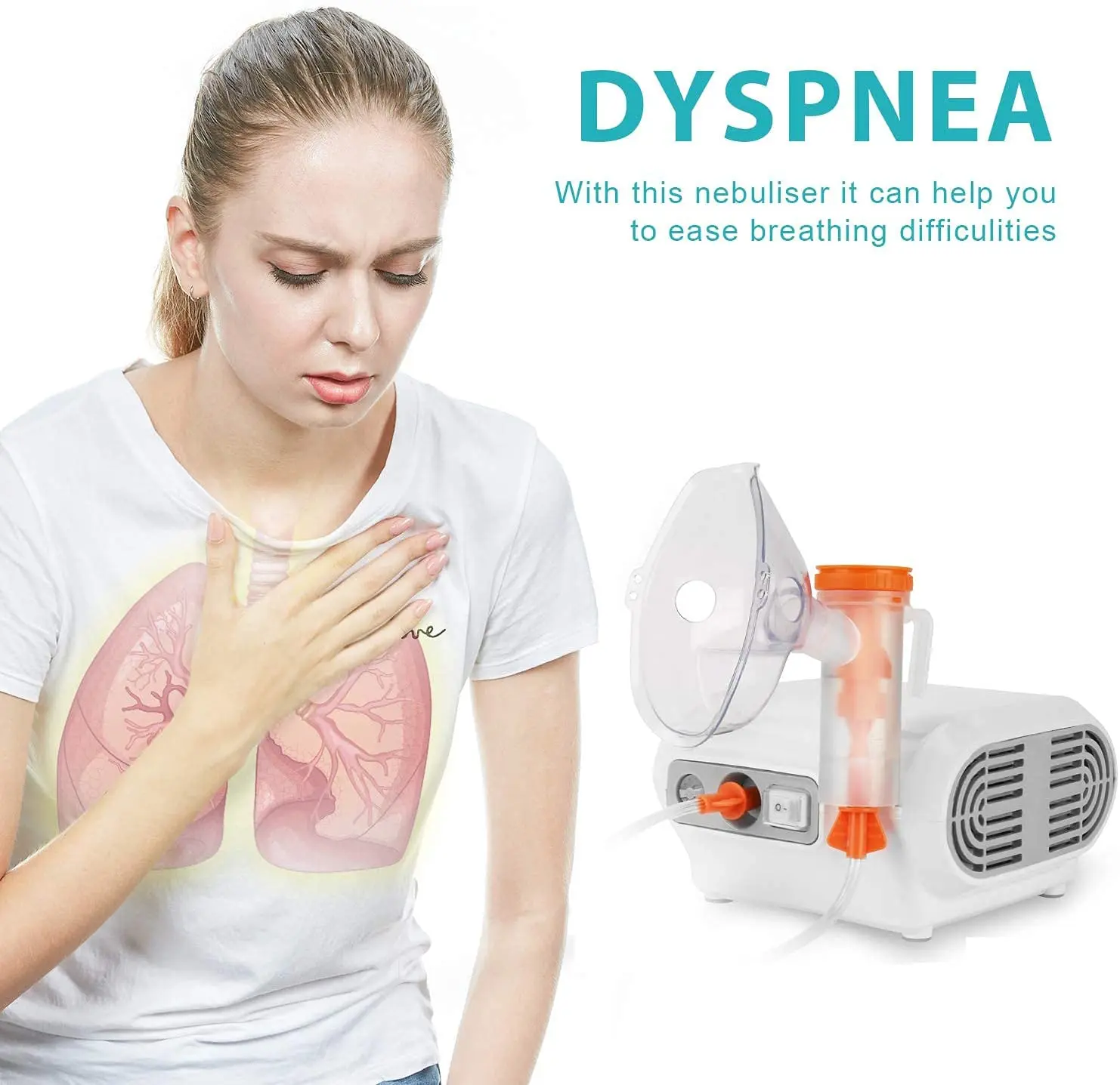 Digital Screen Portable Inhaler - Aerosol Therapy for Asthma