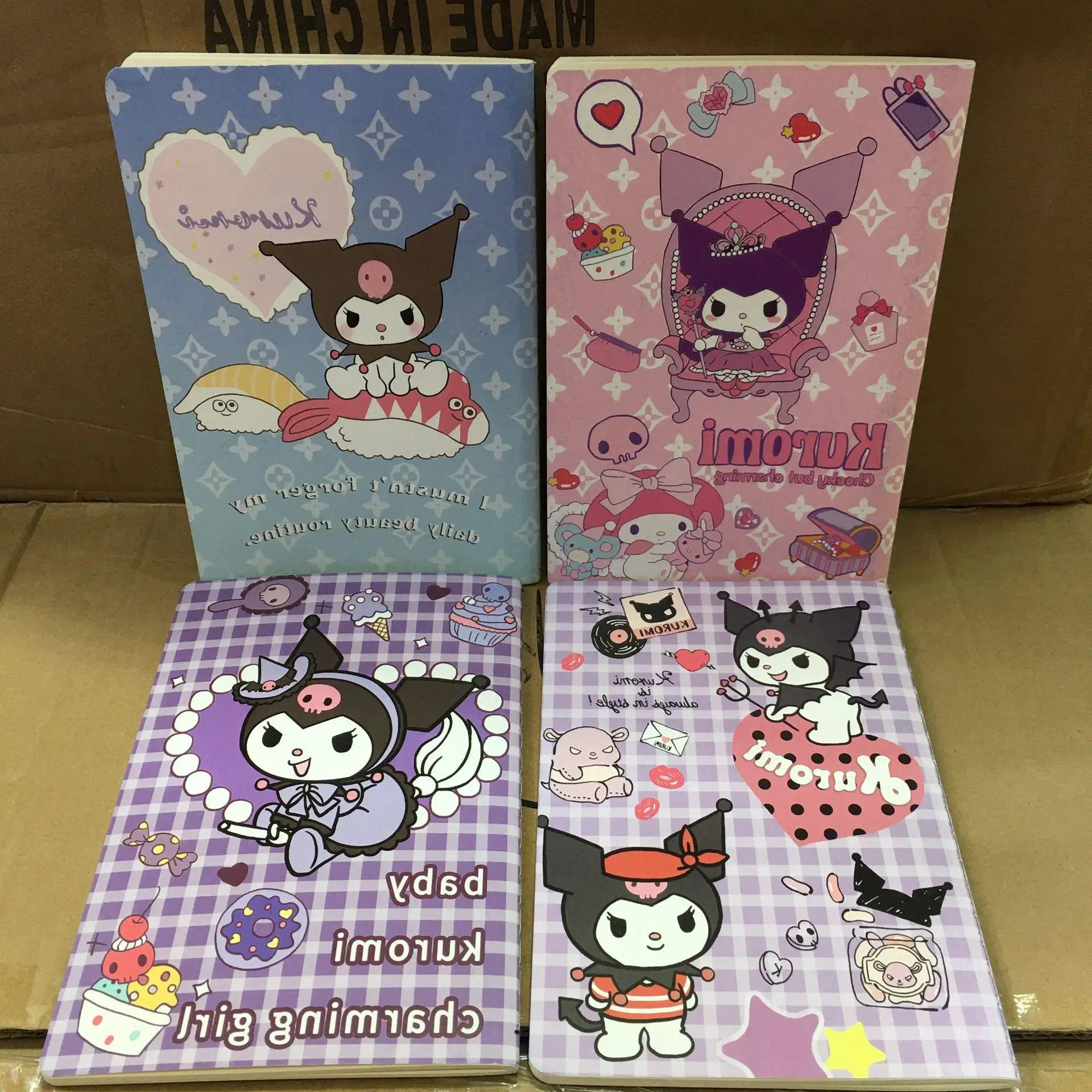 San-rio Kuromi Notebook San-rio Series Anime A5 Notebook 36 Pages ...