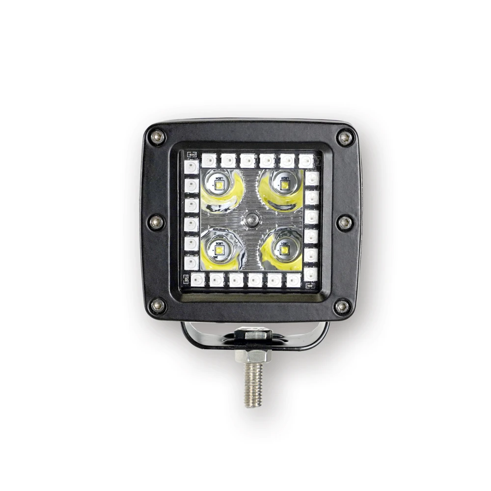 5200LM IP68 12V 24V Bumper Pods Led Spot Light 40W Offroad Truck ...