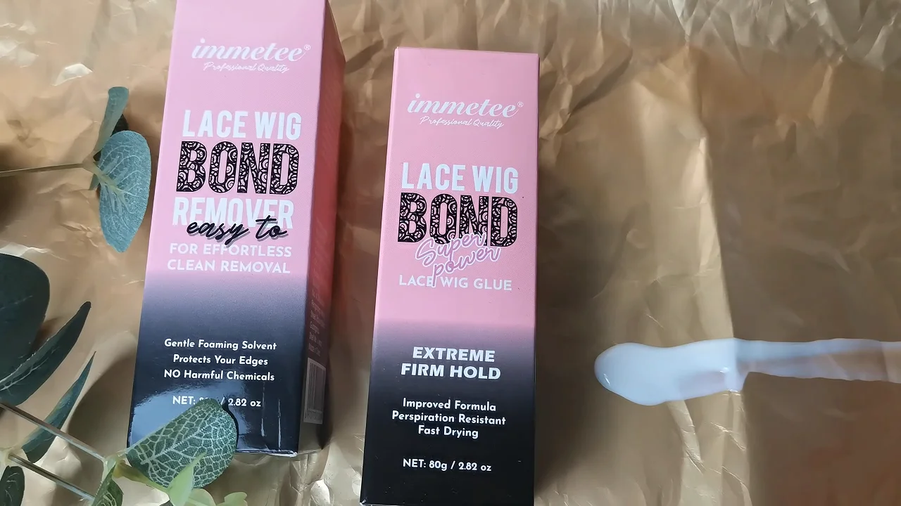 Oem Hair Glue Vendor Custom Extreme Hold Waterproof Clear Lace Hair Wig Glue And Remover Wig