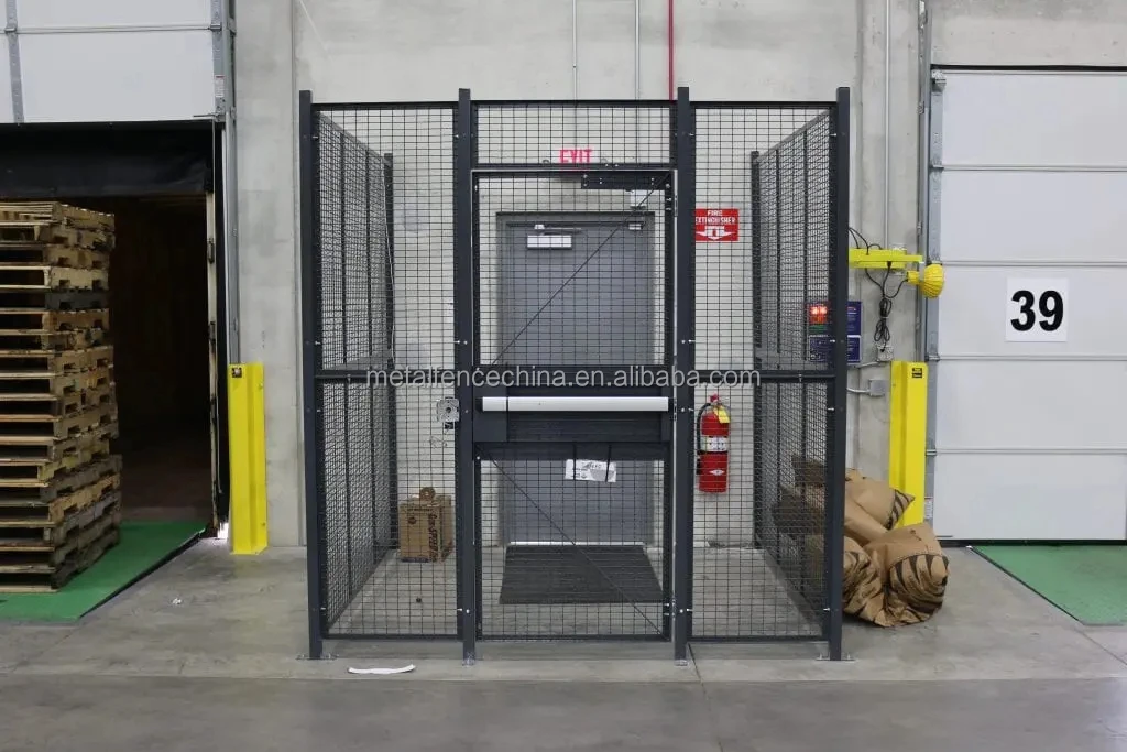 Easy Assemble 20*15ft Large Steel Locker Cage Wire Mesh Storage Lockers ...