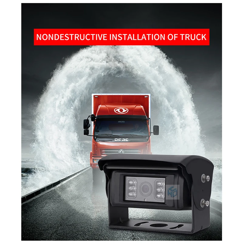 Heavy Duty Anti Dust Anti Sand Reverse Rearview IP69K AHD Auto Shutter ...