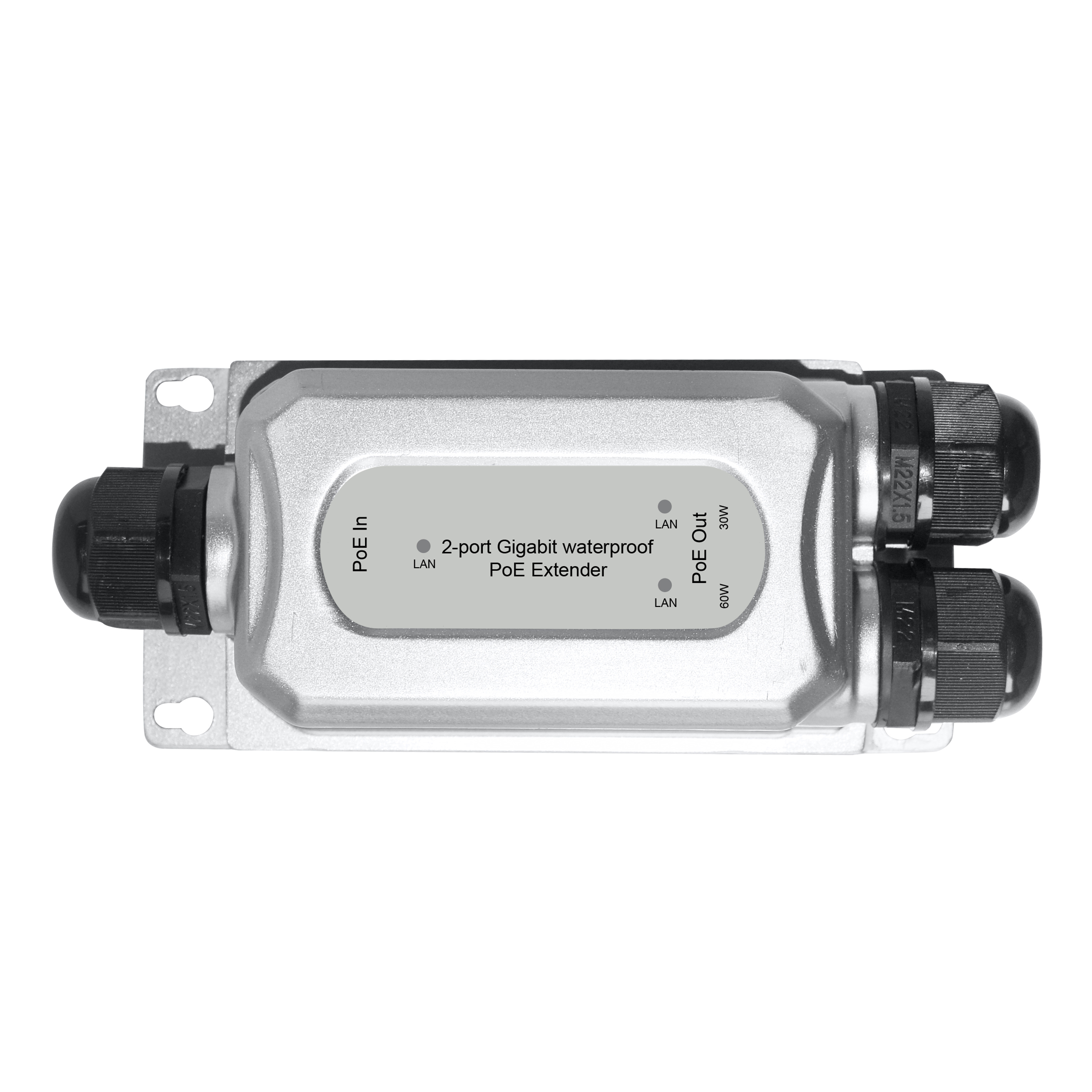 New IP67 poe extender for ip camera 1 IN 2 OUT 10/100/1000Mbps ports ...