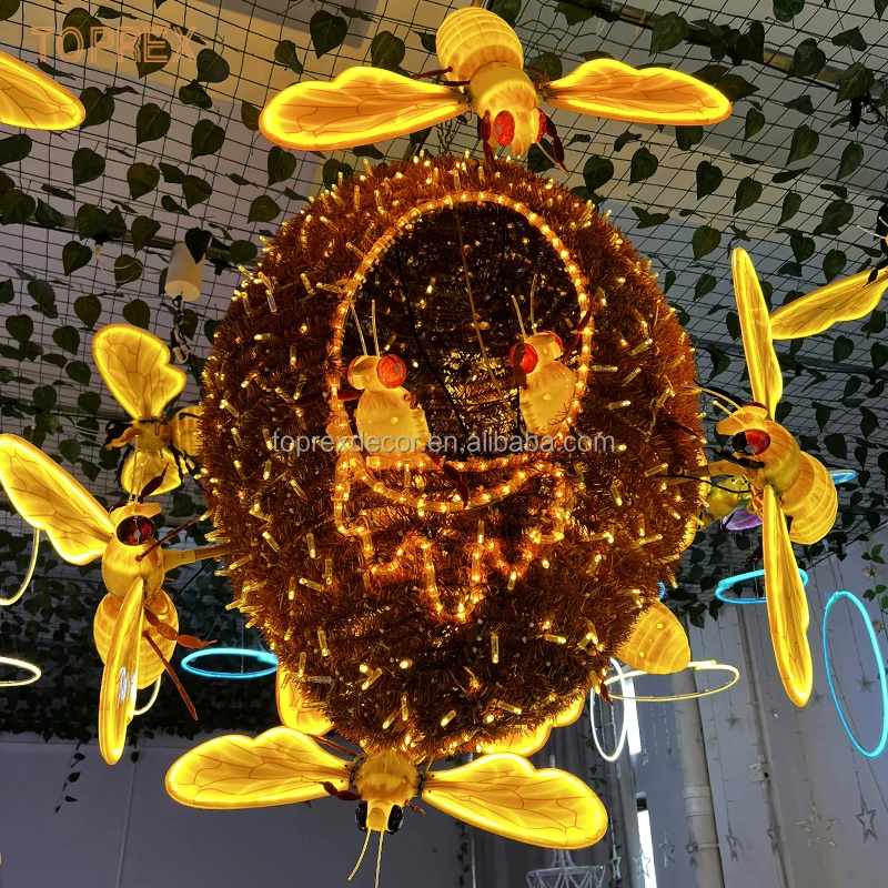TOPREX Tree Decoration Lighting Beehive Nest LED Motif Lights