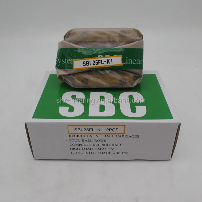Sbi25 Sbc Linear Guide Sbi 25fl Linear Bearing Sbi25fl-k1 - Buy Linear ...