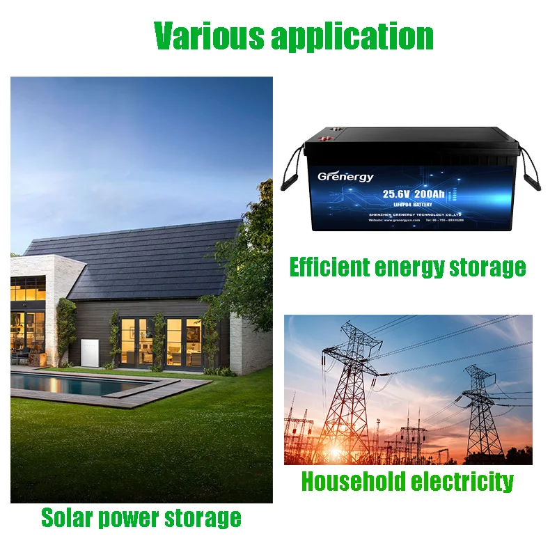 Grenergy Rechargeable 24V 100Ah/500Ah Prismatic Lithium Ion Lifepo4 ...