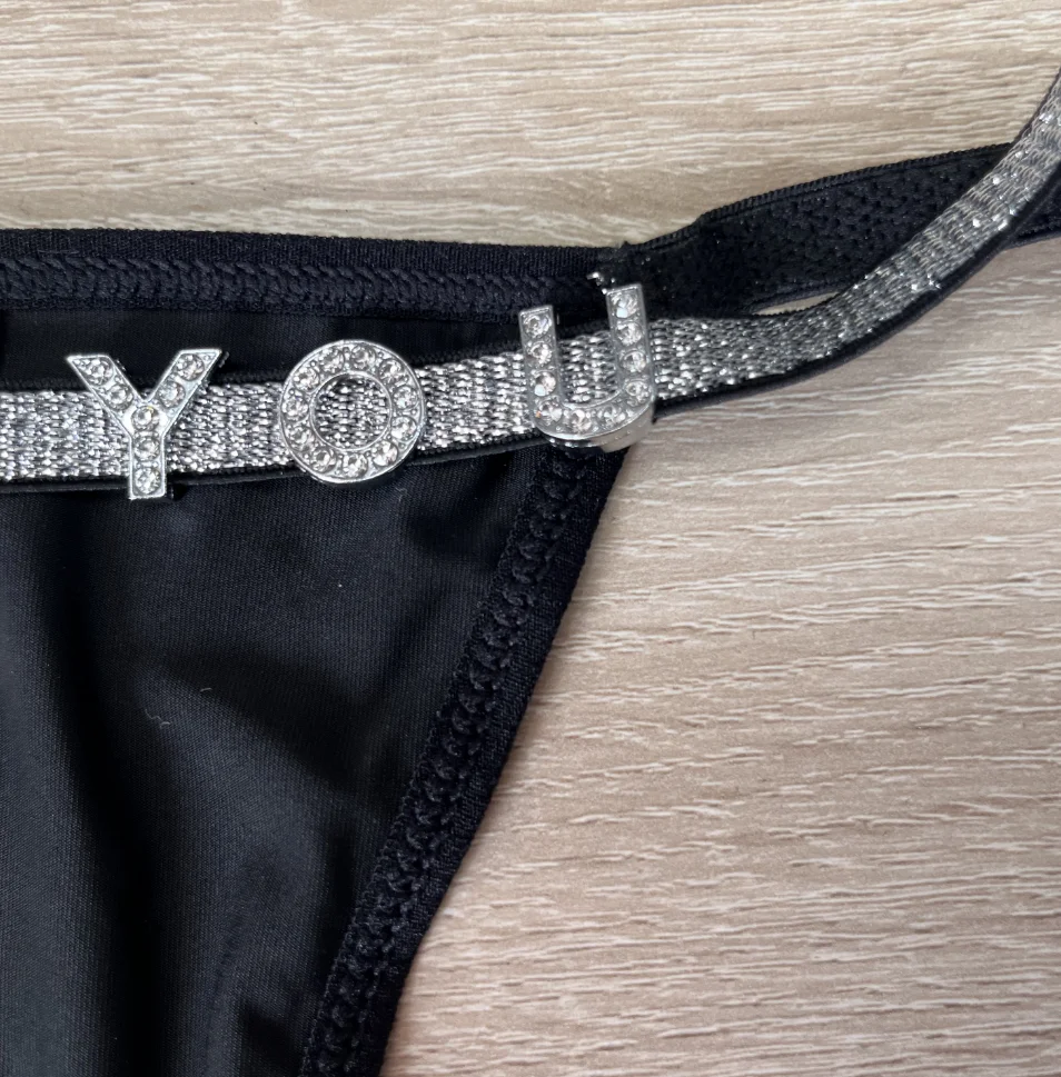 New Arrival Ladies Shiny Briefs Fashion Thongs With Rhinestone Plus Size Xxxxl Custom Metal ...
