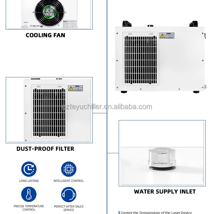 S&a Cwul-10 Small Industri Cooling Compact Lab Cooler Water Chiller For ...