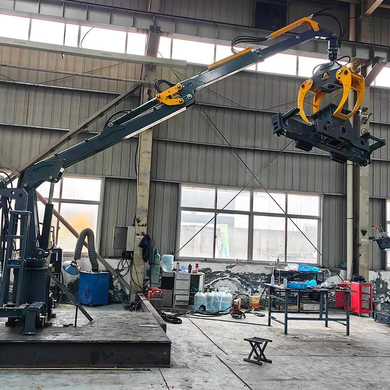 Forestry Wood Industry Truck Mounted Crane Articulated Truck Mounted ...