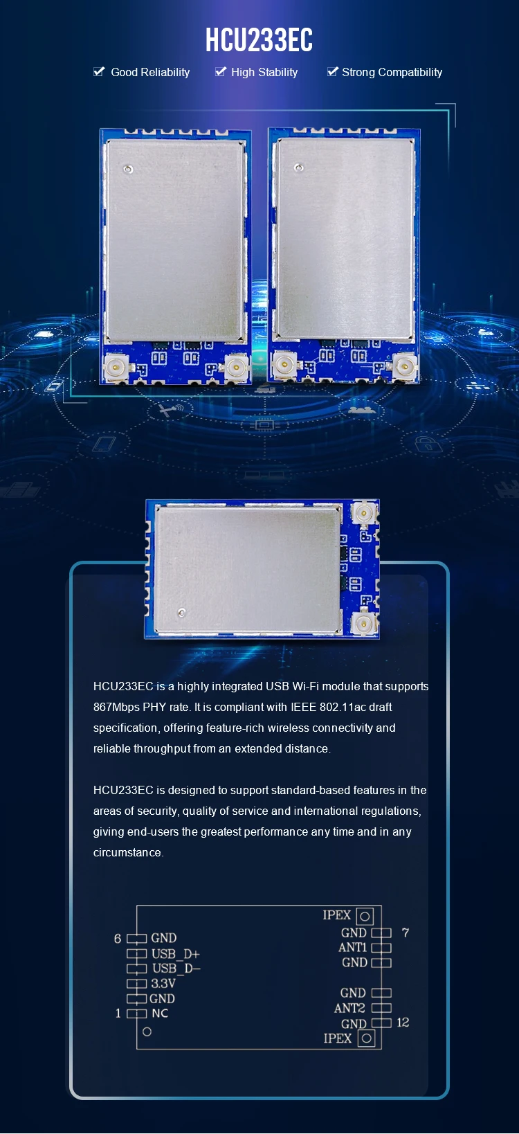 Iot Manufacturing Usb Wifi Module - Buy Rtl8188ctv/rtl8188 Wifi Module ...