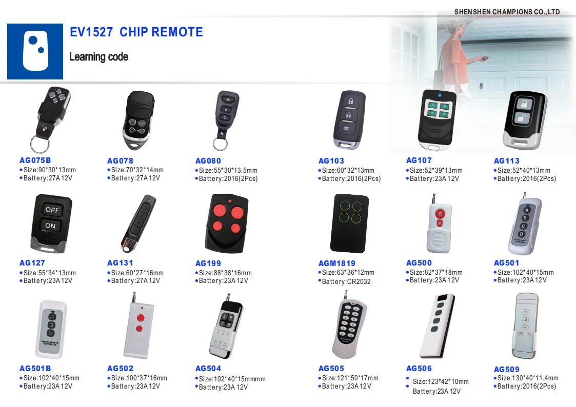 4 Buttons ABCD Remote Control Duplicator - Home Automation