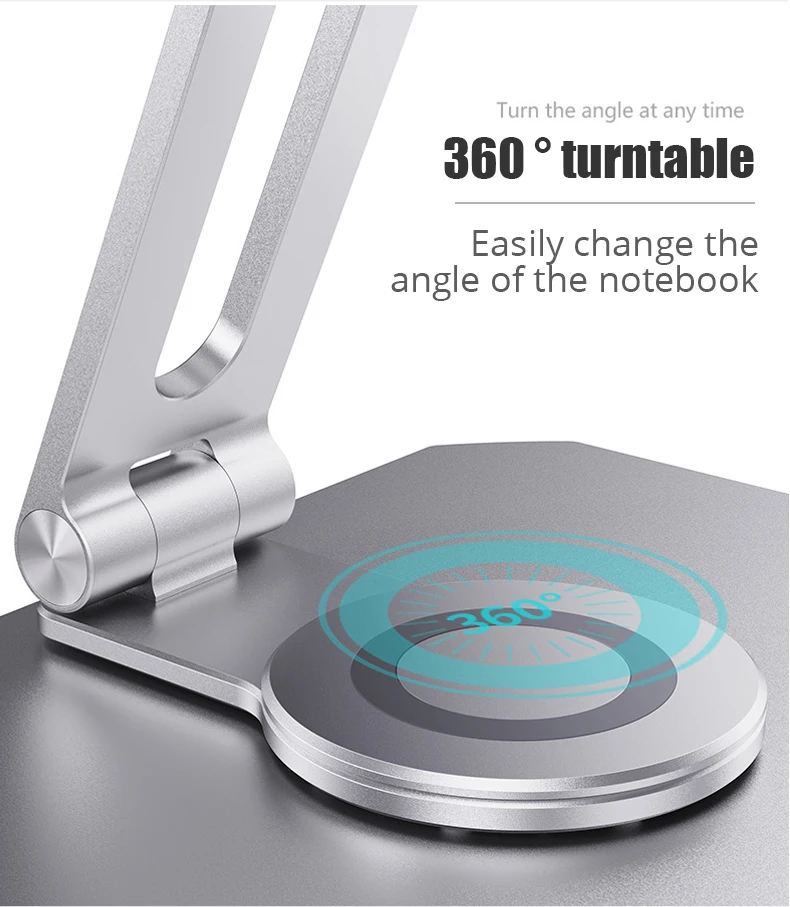 Wholesale Ergonomic Height Adjustable Mac Laptop Tablet Rotate Riser ...