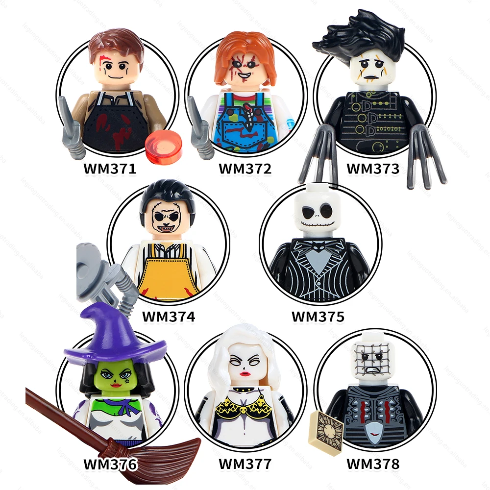 Build Your Halloween Horror with WM6102 Jack Skellington Mini Blocks