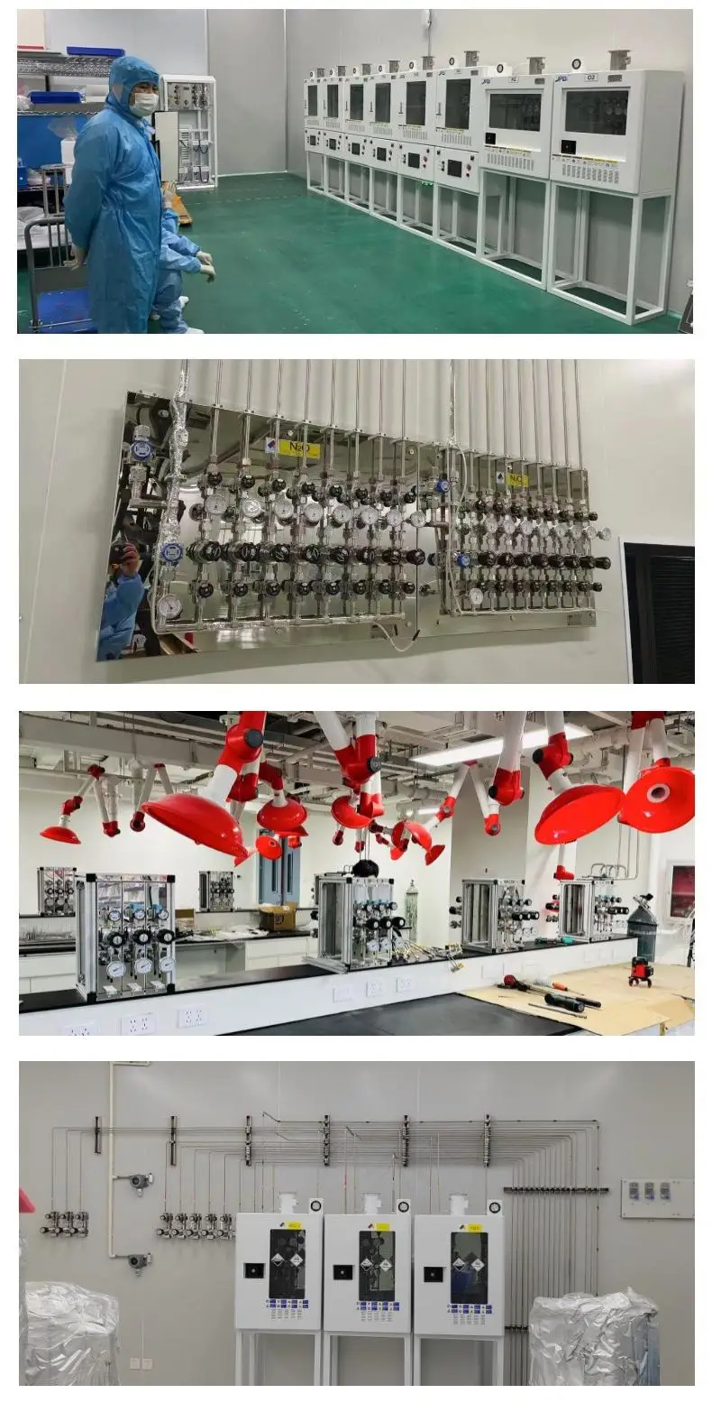 SS316L High Quality Gas Pressure Regulator Control Panel with Ball ...