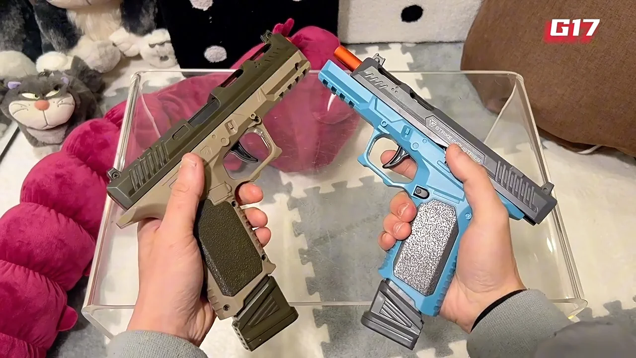 Sig 17 Shell Ejecting Soft Bullet Toy Gun For Boy For Adults Kids Black ...