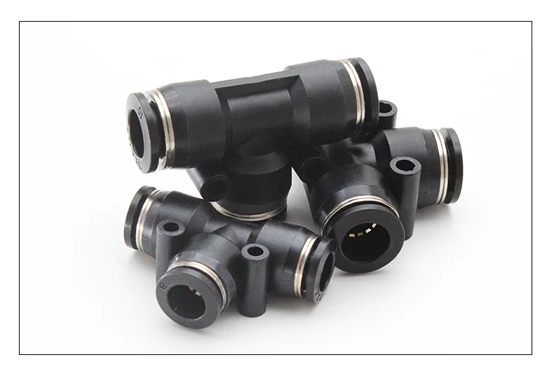 Plastic Quick Connect Tee Tube Joints - Air Hose Fittings