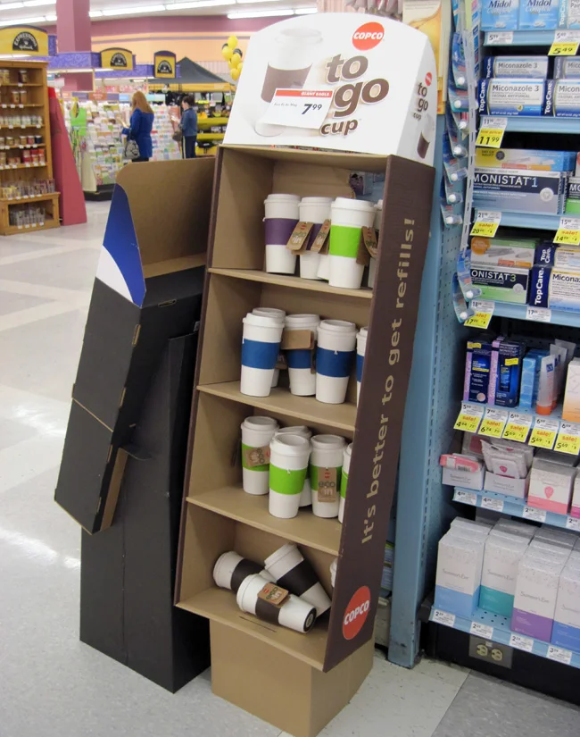 Custom Cardboard Display Rack for Retail Stores - Freestanding Floor ...
