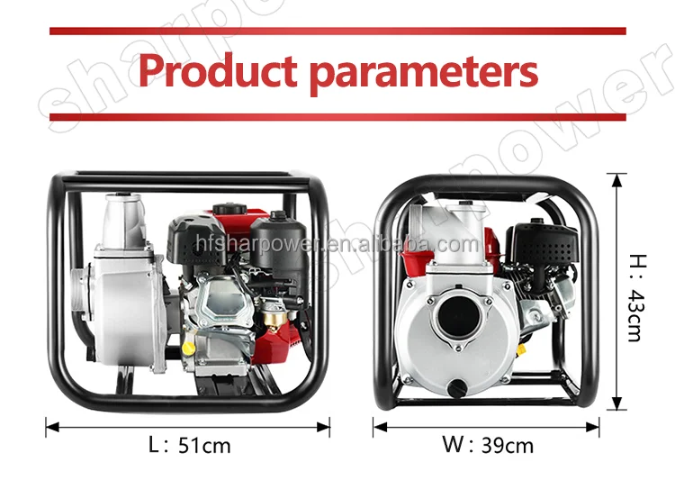 China Gasoline Water Pump 4 Inch Gasoline Engine Water Pump Wp40 - Buy ...
