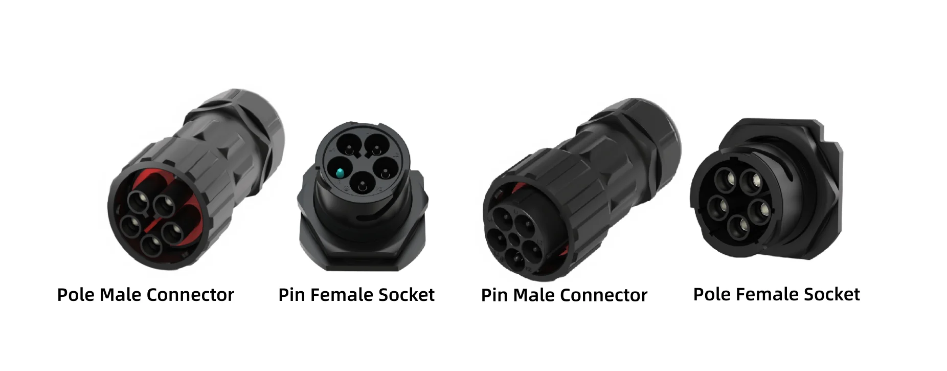 Jnicon Fast Lock 600v 150A M40 Plastic Waterproof Connector