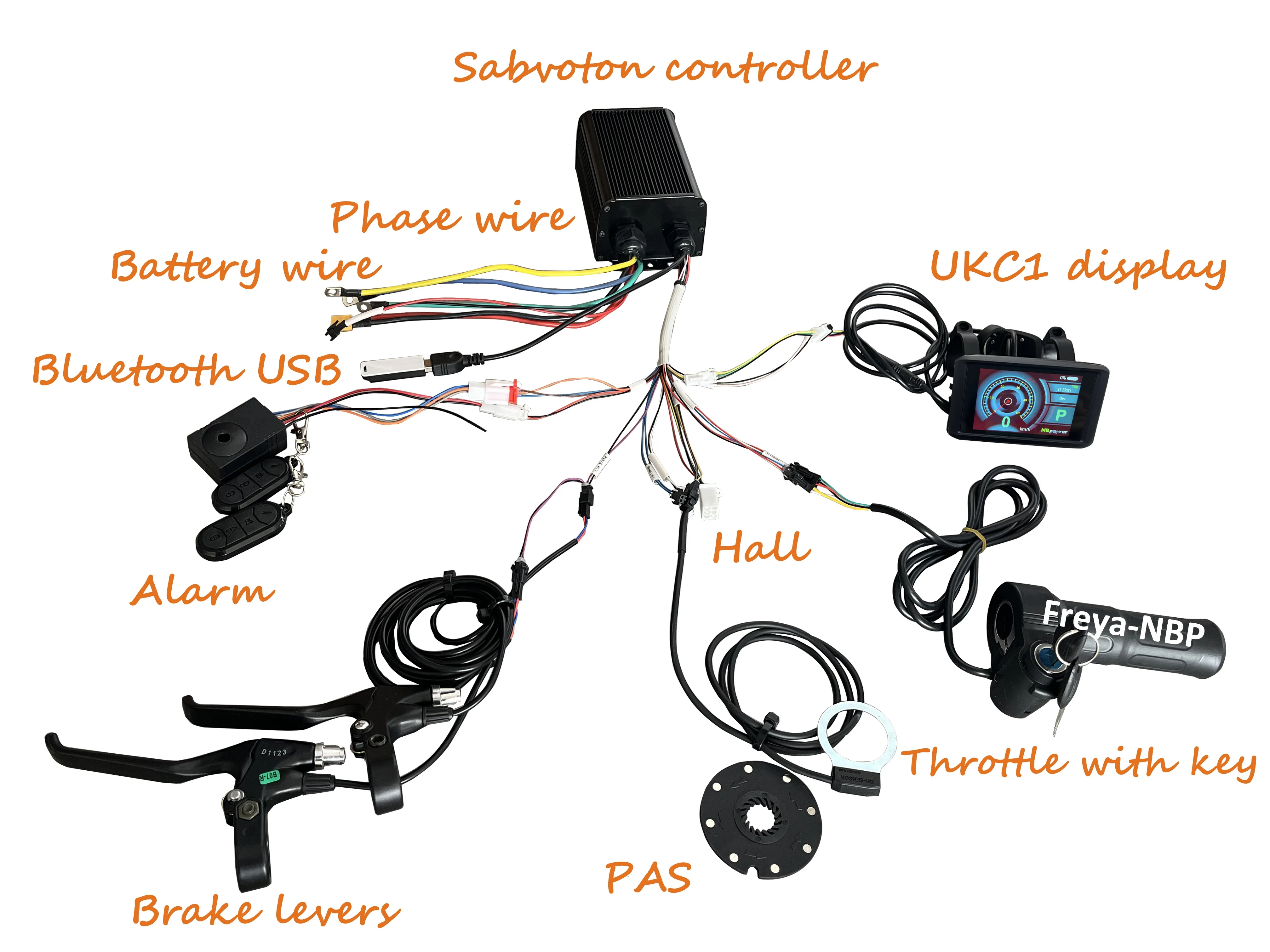 48V-72V 2000w MTX39 Wheel Ebike Electric Bike Bicycle Hub Motor ...