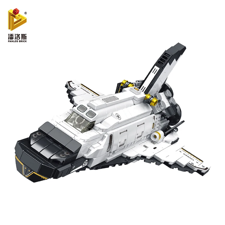 Panlos Brick Space Shuttle Building Block Set Airplanes Plastic Block ...