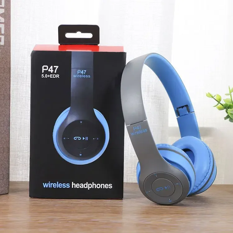 P47 Wireless Headphones - High Quality Stereo Gaming Earbuds