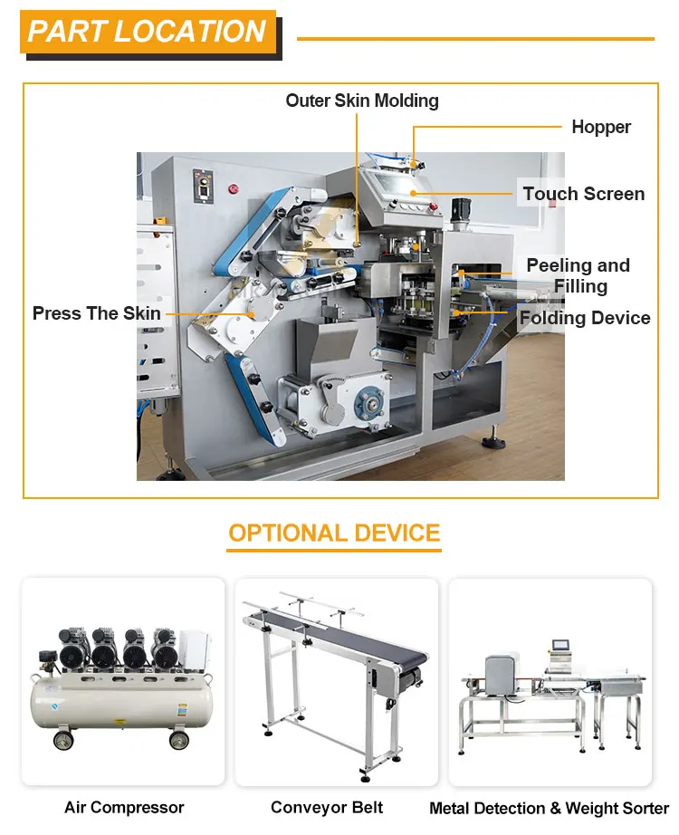 Fully Automatic Chinese Style Momo Handmade Dumpling Making Machine - MK-33