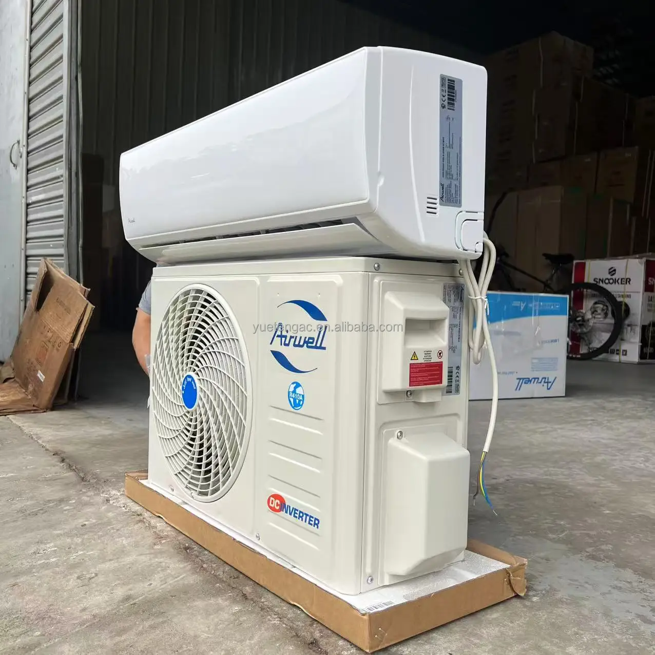 French Split Airwell Heat Pump Inverter 12K BTU 1.5HP A+ | Ductless ...