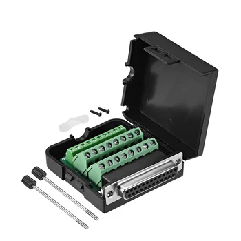 D-sub Db25 Breakout Board Connector With Case 25 Pin 2-row Female Port ...