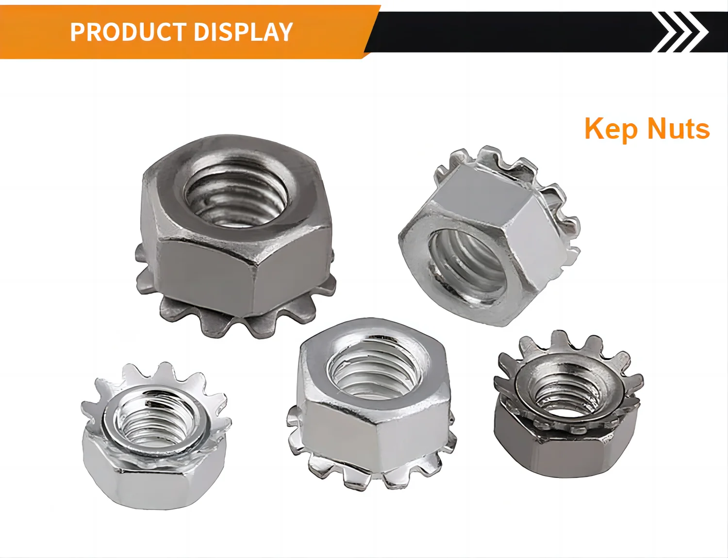 M3 M4 M5 M8 M10 M12 Nickel-plated K-lock Nut White Zinc K-shaped ...