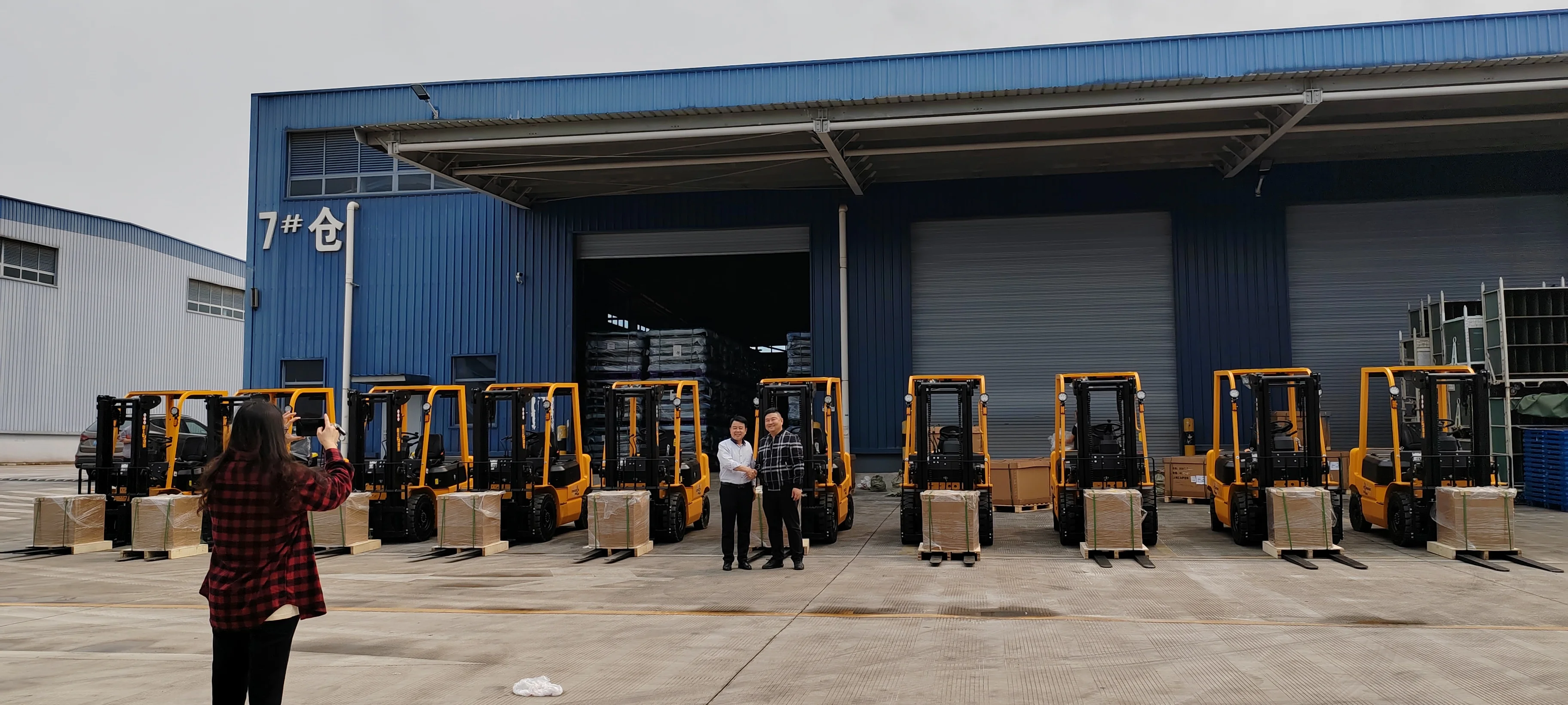 Forklift Manual Electric Montacargas 1 2.5 3 Ton Electrico Stacker 3m 4 ...