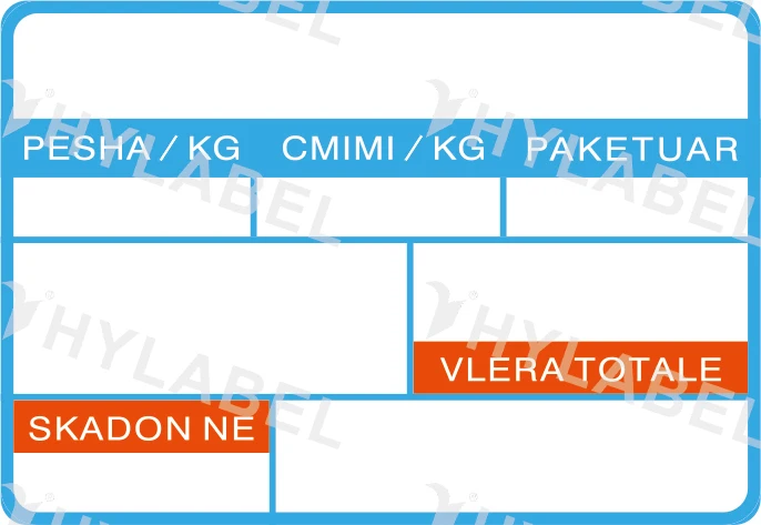 Customized Stickers Label 58x40 Supermarket Weighing Electronic Scale ...