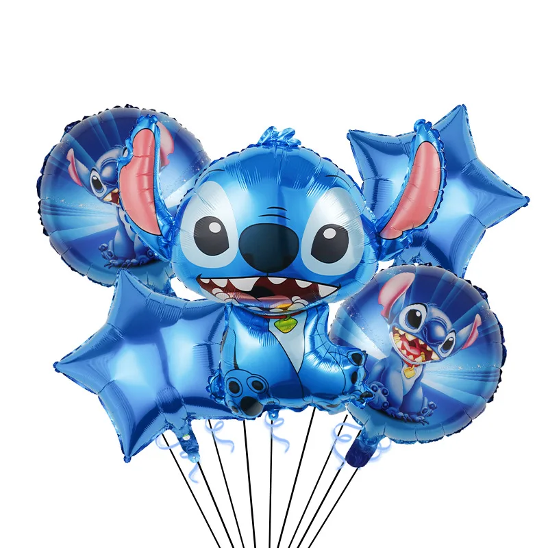 New Cartoon Style Anime Lilo & Stitch Balloon Set Children's Toy ...