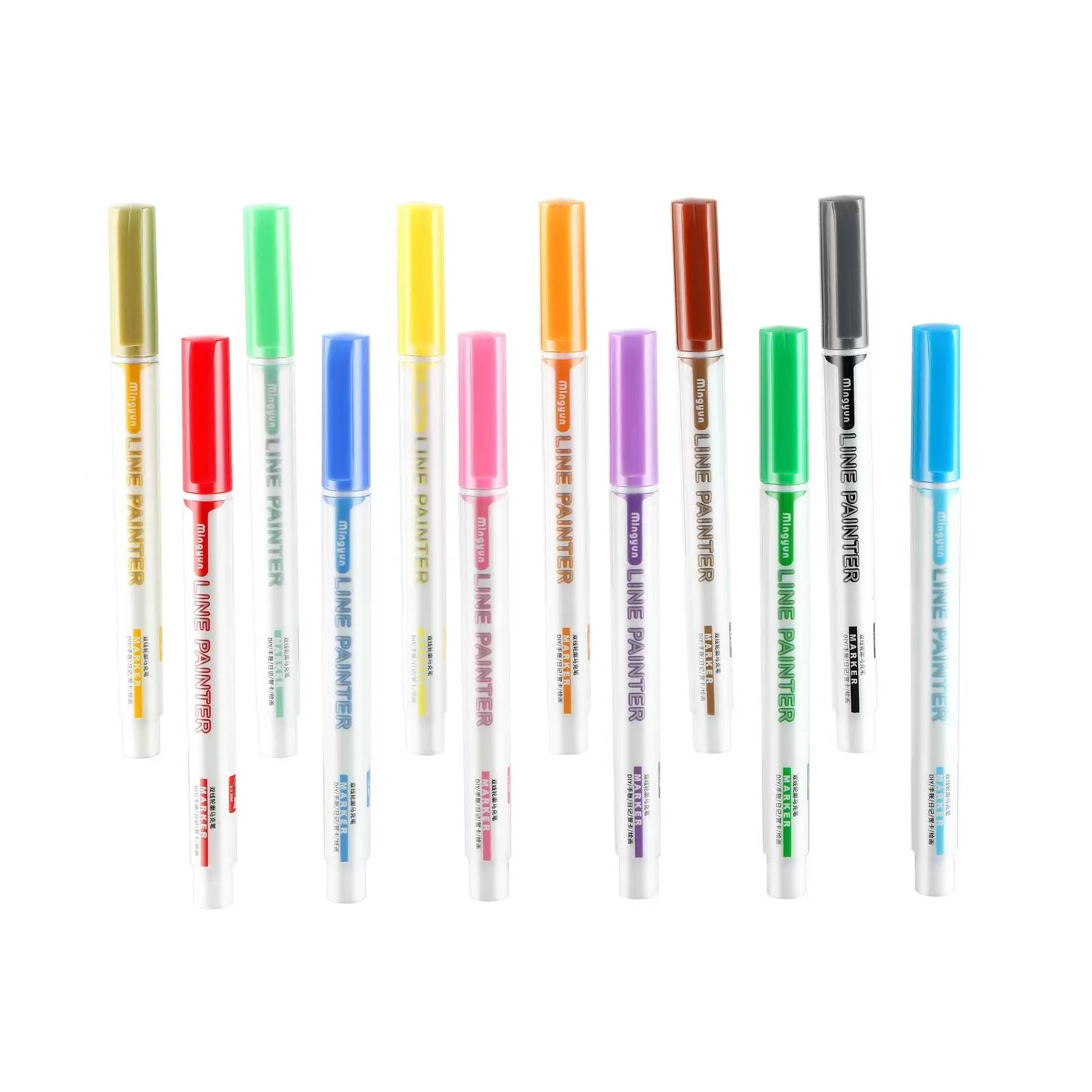 Double Line Contour Art Marker Scribe Pen By Colourcolor For Office And ...