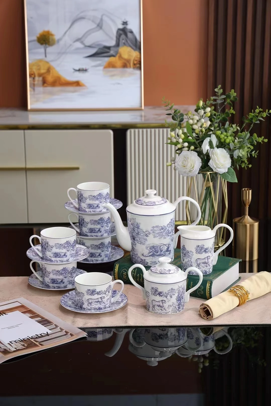 58 Piece Dinner Set with Box - Luxury & Sustainability