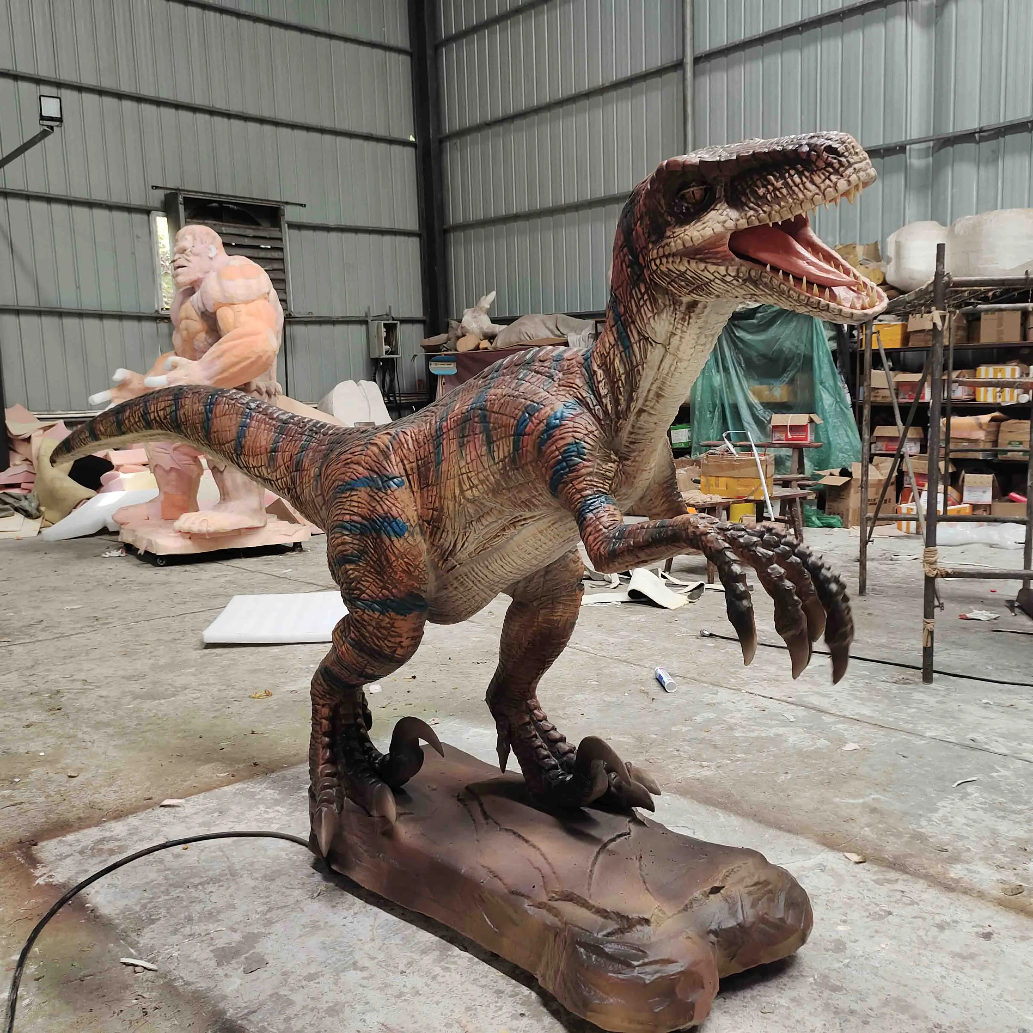Dinosaur Theme Park Artificial Dinosaurus Animatronics Model Life Size ...