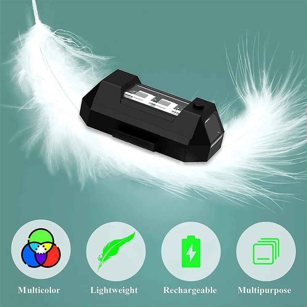 7 Colors Led Aircraft Strobe Lights,31 Lighting Models Usb Charging Universal Drone Strobe ...