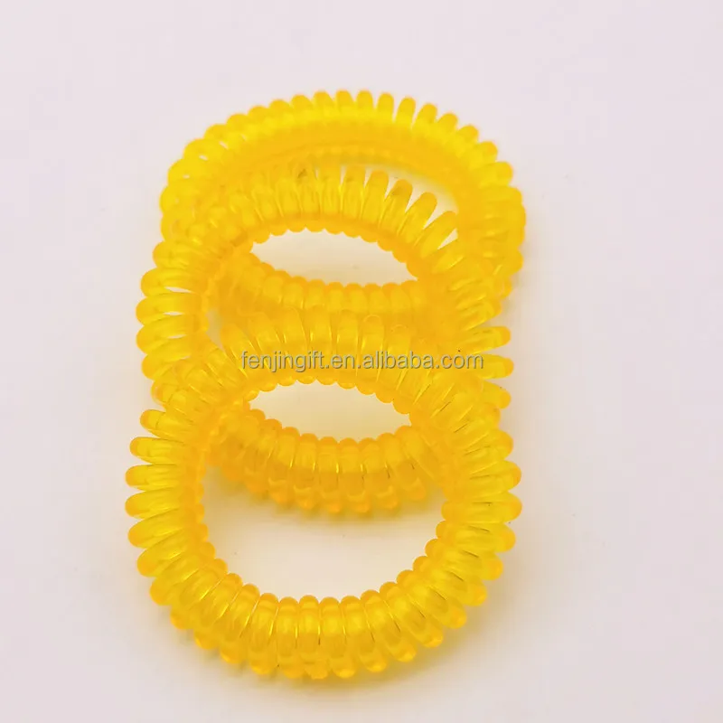 Coil Stretch Cord - Plastic Ringlet Spring Wristband
