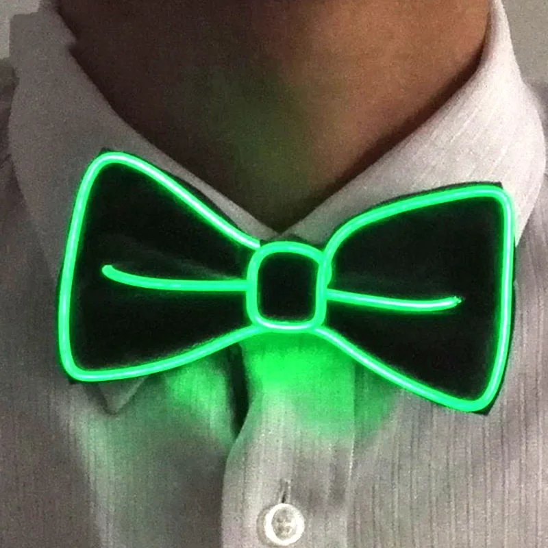 Led Bow Tie Adjustable Light Up Bow Tie For Wedding,Novelty Party ...