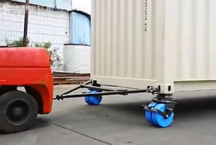 ESEN Container Casters - Durable Triangular Traction Frames