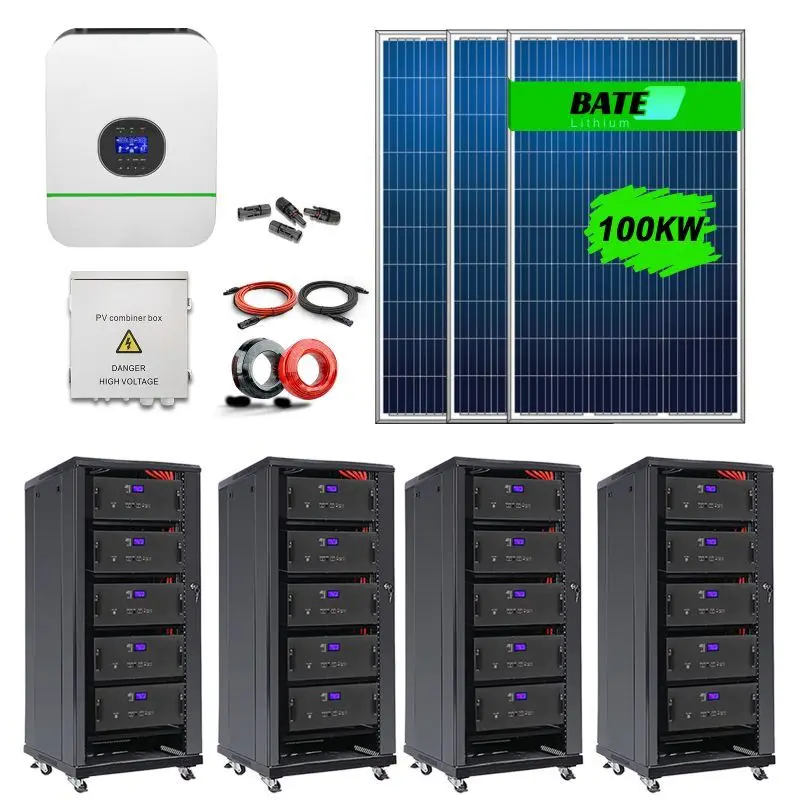 Lithium Ion 100kwh Stacked Energy Storage 100kw Deep Cycle 48v 200ah ...