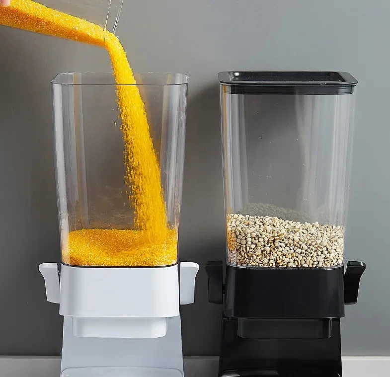 High clear plastic food dispenser food cereal dispenser machine ...