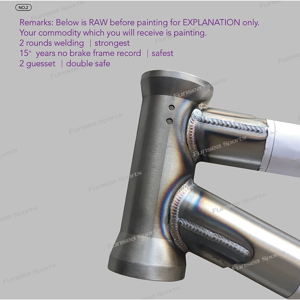Durable 20 Inch BMX Chromoly Steel Bicycle Frame for Freestyle Riding ...