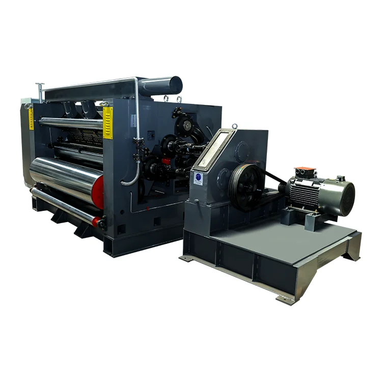 Fingerless Type Single Facer Machine Corrugated Board Line Single Facer ...